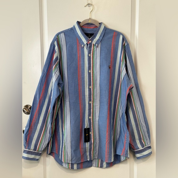 Ralph Lauren | Shirts | Ralph Lauren Mens Button Down Shirt Long Sleeve Classic Fit Multi ...